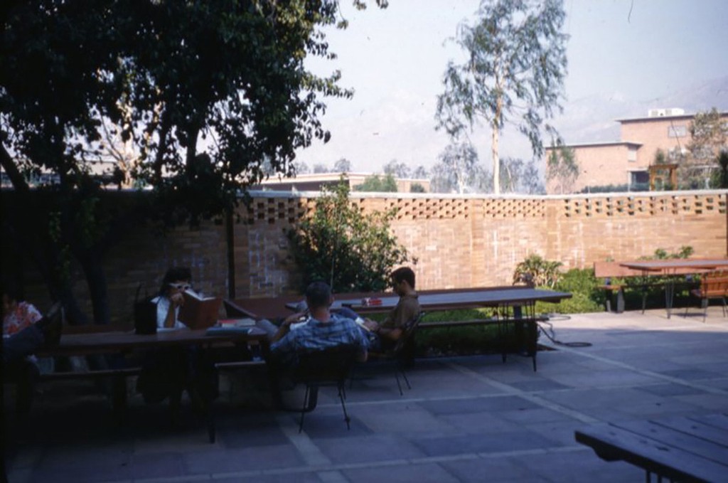 UCR Rivera library courtyard — Calisphere