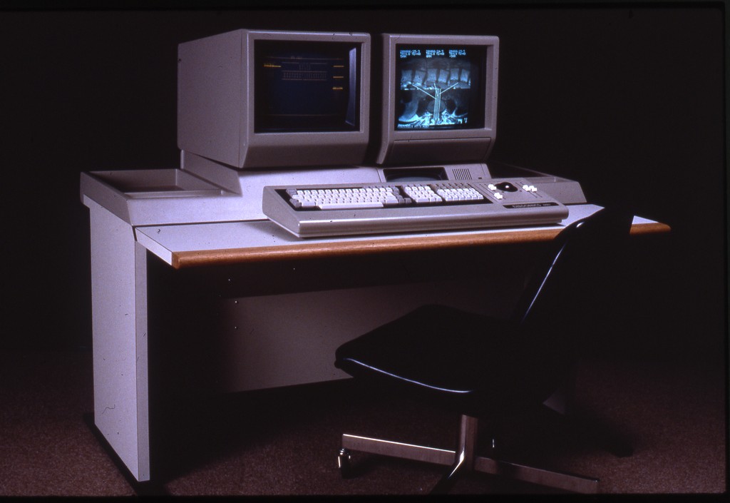 Diasonics MRI computer desk — Calisphere