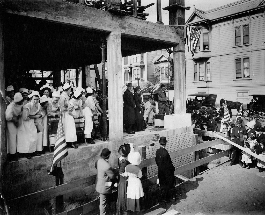 Laying of the Cornerstone, Hellman Building — Calisphere