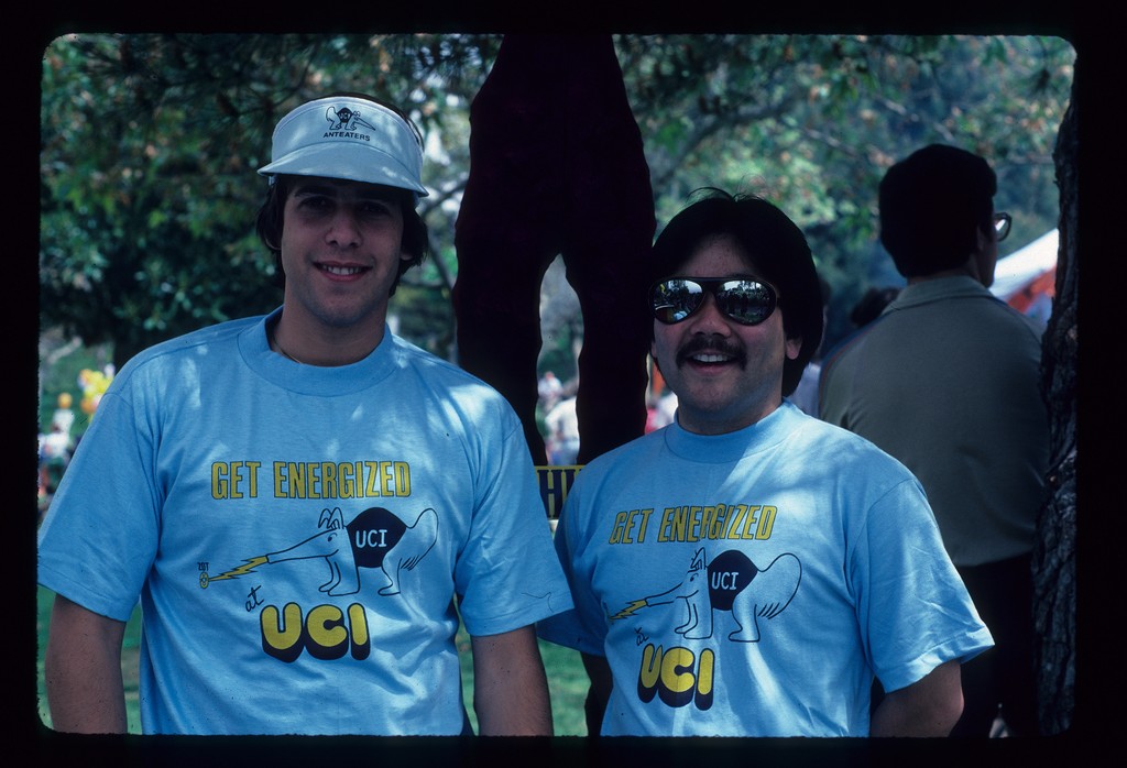 Celebrate UCI, people in UCI shirts — Calisphere