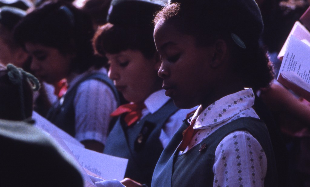 Girl Scouts Reading Papers — Calisphere