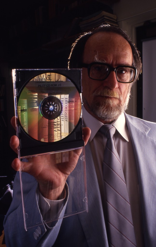 Professor Ted Brunner, Thesaurus Linguae Graecae. — Calisphere