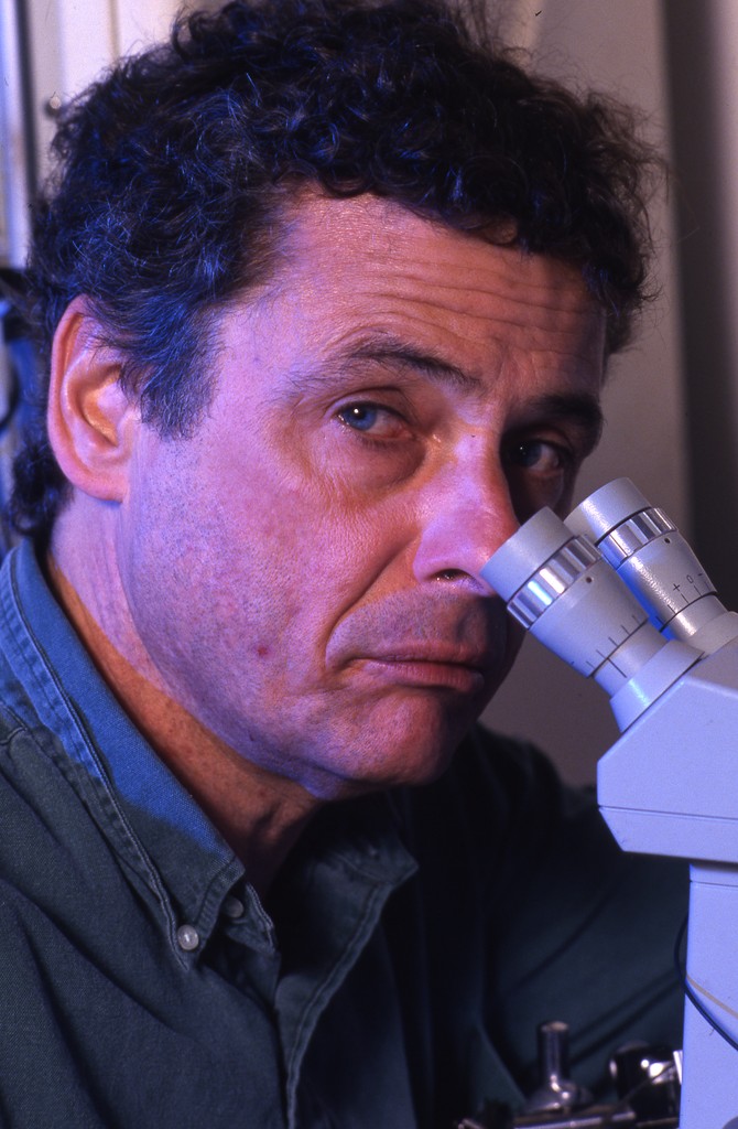 Dr. Gary Lynch in lab. — Calisphere