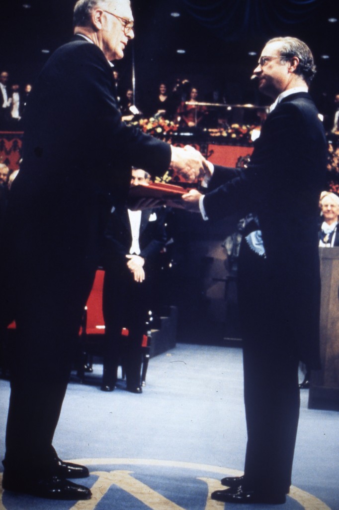 F.S. Rowland and Frederick Reines Nobel Prize awards ceremony in ...
