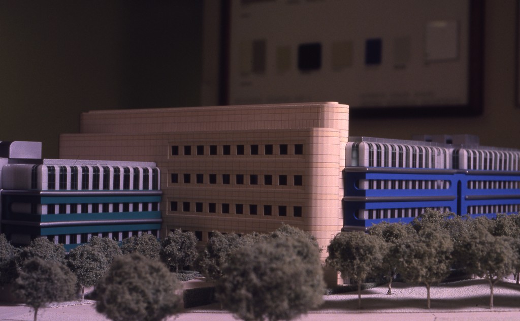 Architectural renderings and models for UCI campus buildings. Science ...