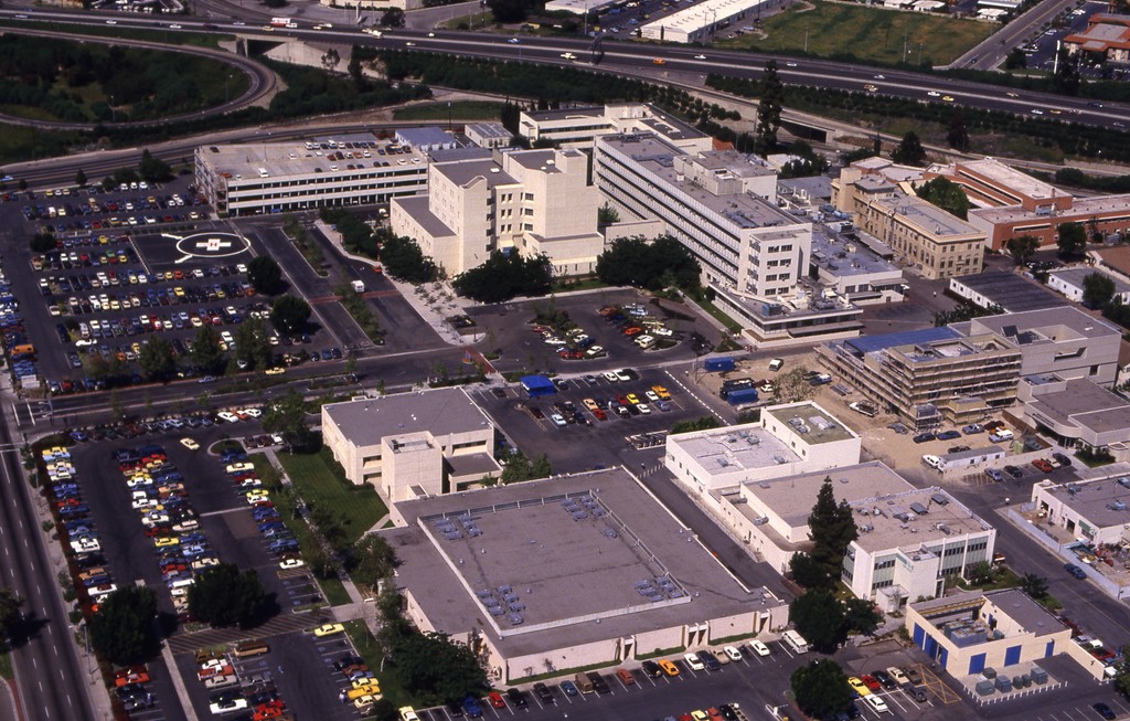 Aerial views of UCI Medical Center — Calisphere