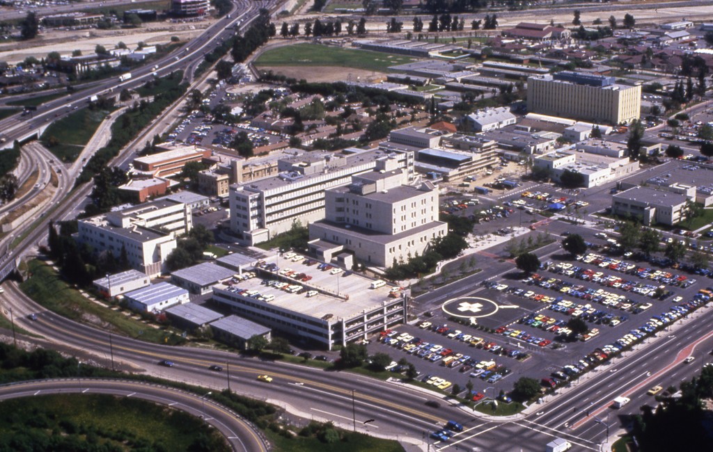 Aerial views of UCI Medical Center — Calisphere