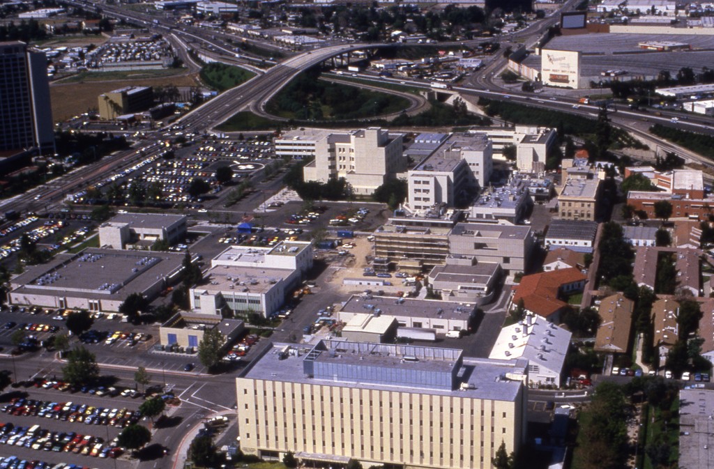 Aerial views of UCI Medical Center — Calisphere