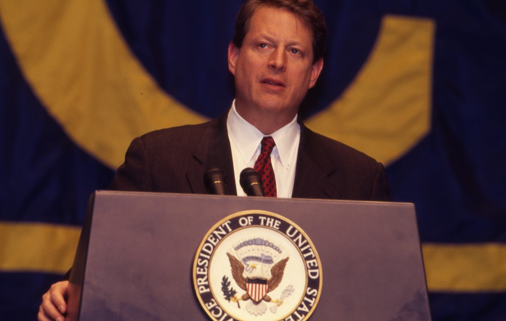 Guest Speaker, Al Gore March 20, 1998. — Calisphere