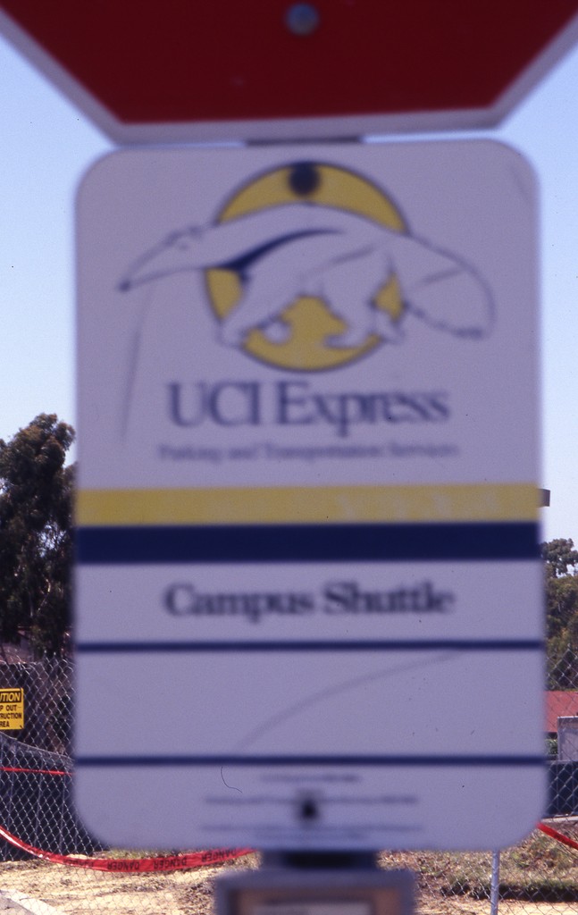 UCI Express Campus Shuttle Sign — Calisphere