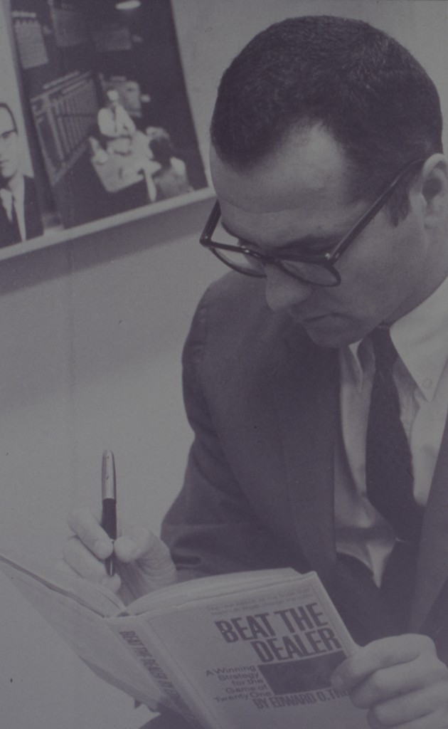 Edward Thorp writing notes, ca. 1967 — Calisphere