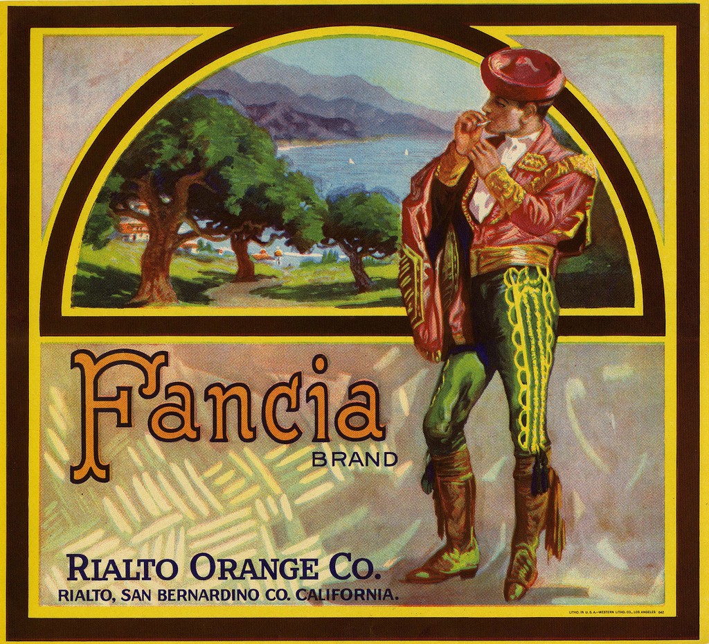 Rialto Orange Company, Fancia Brand — Calisphere