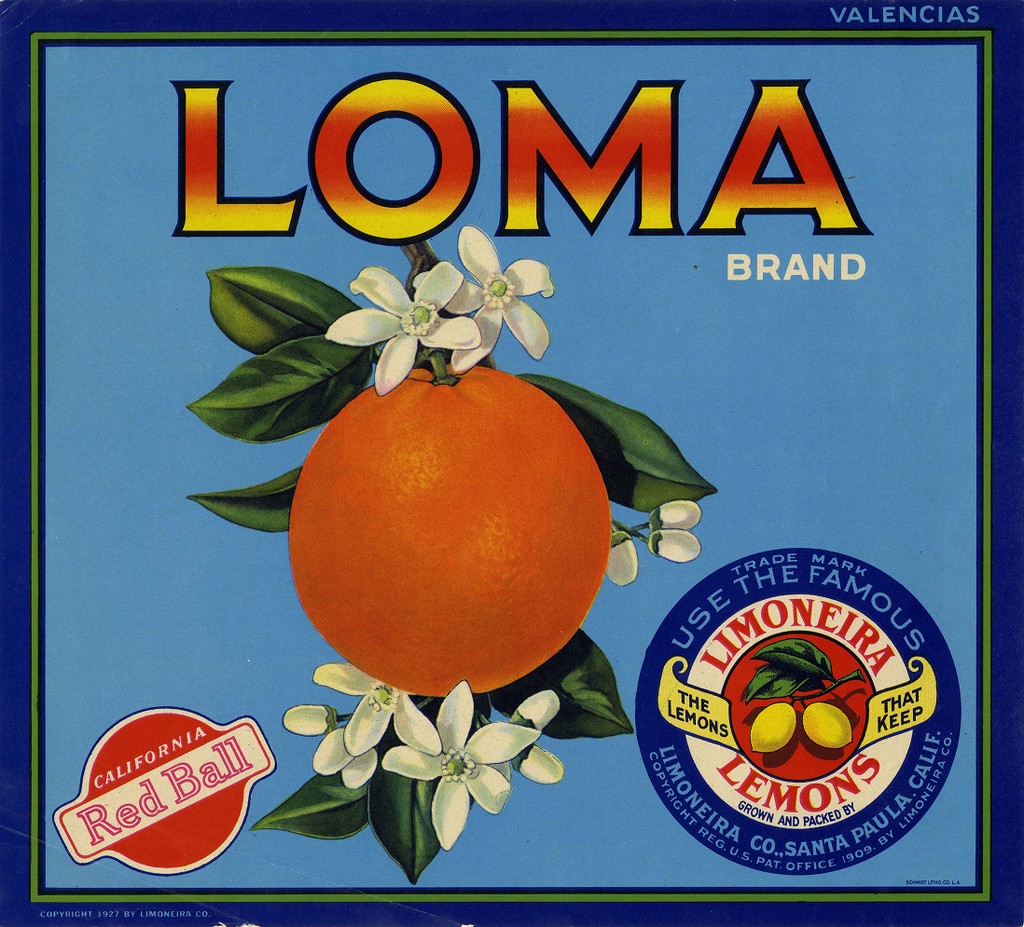 Limoneira Company, Loma Brand — Calisphere