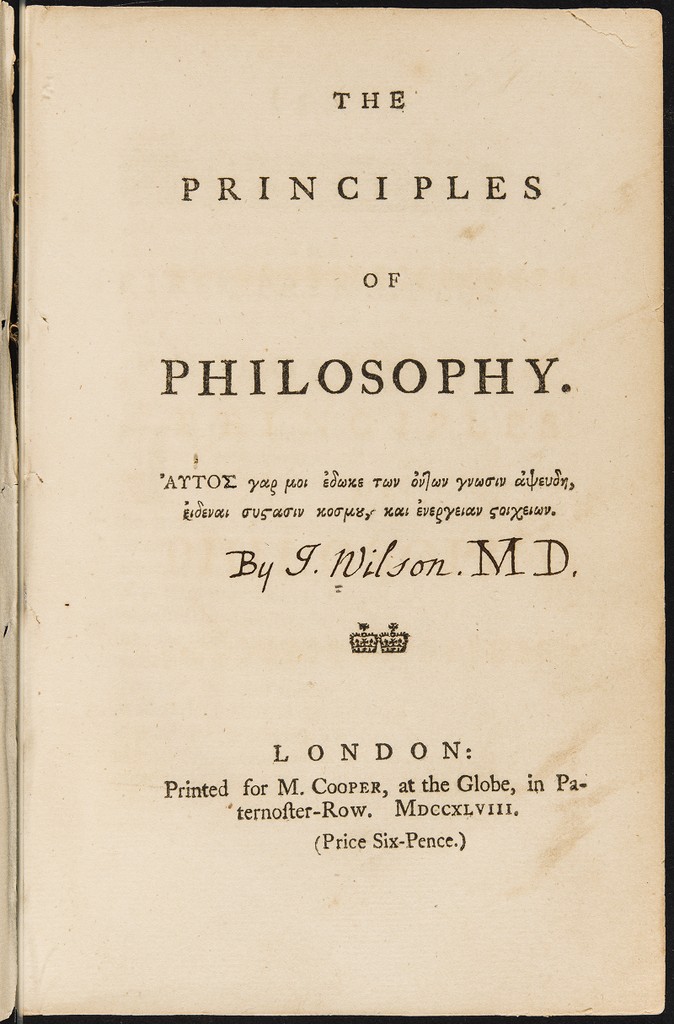 Annotations on The principles of philosophy. — Calisphere
