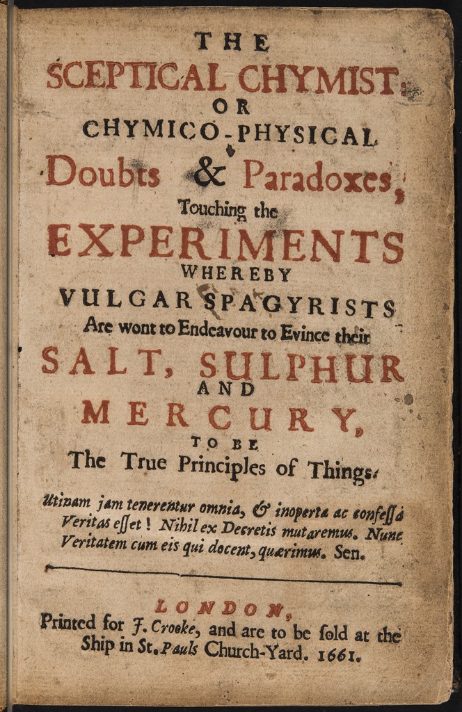 Annotations in The sceptical chymist. — Calisphere