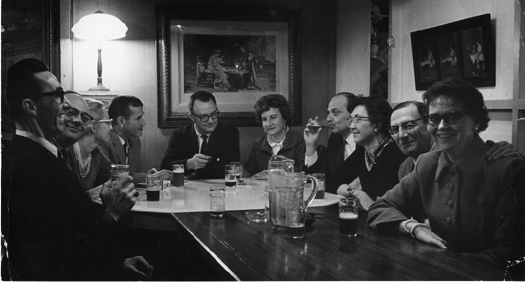 Eric Berne and other Transactional Analysis practitioners at a bar ...