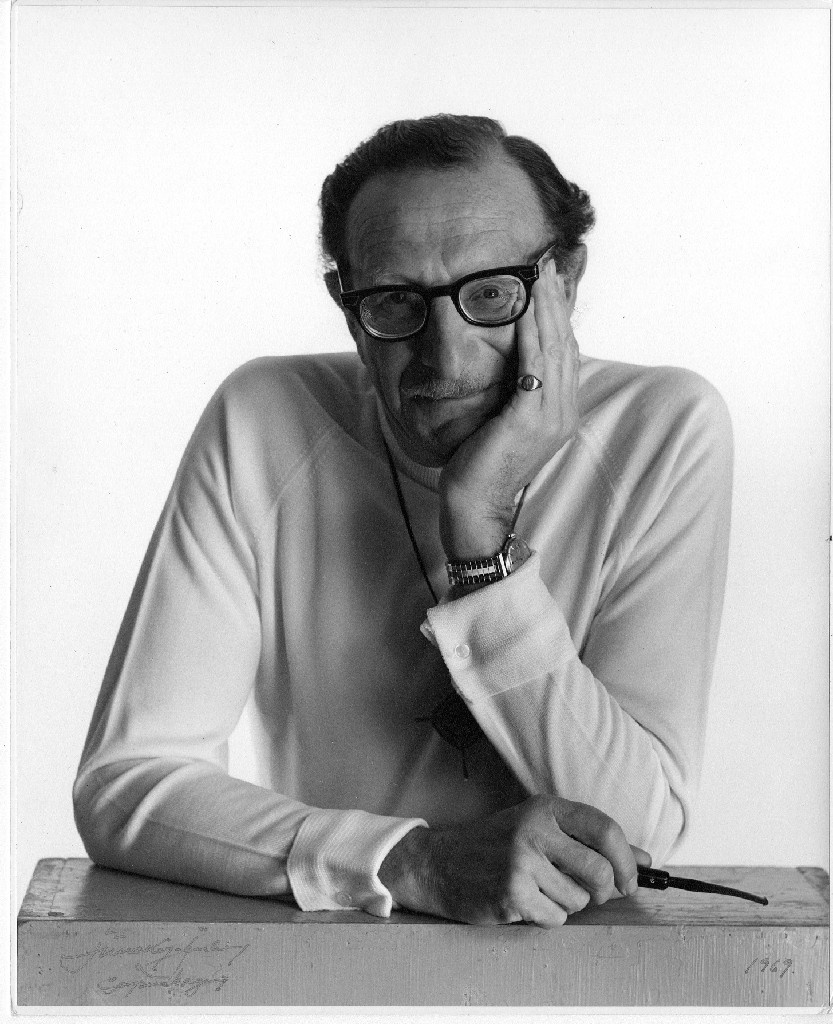 Eric Berne portrait with pipe (white background) — Calisphere
