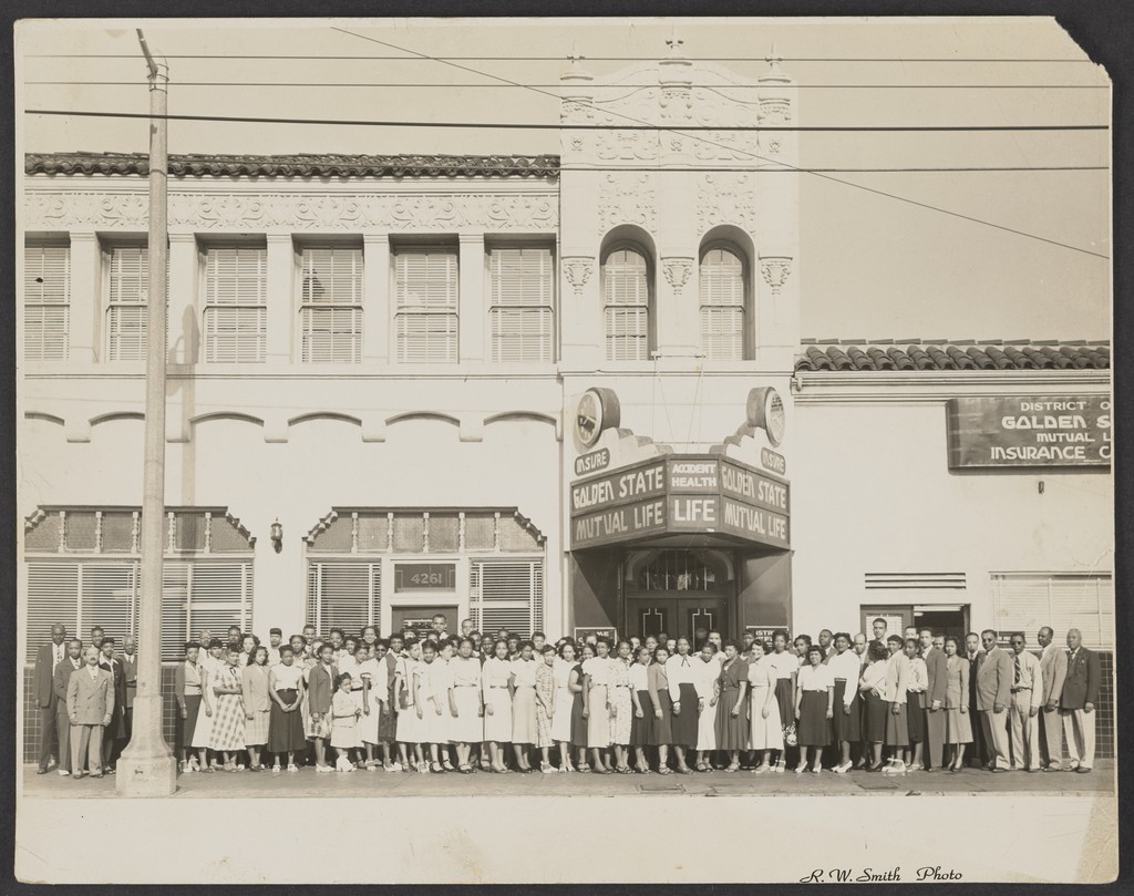 Golden State Mutual Life Insuance Company office at 4261 Central Avenue ...
