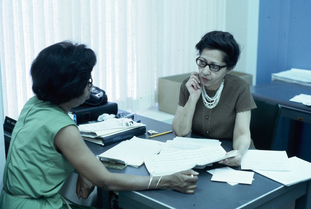 Amanda Lockett and co-worker — Calisphere