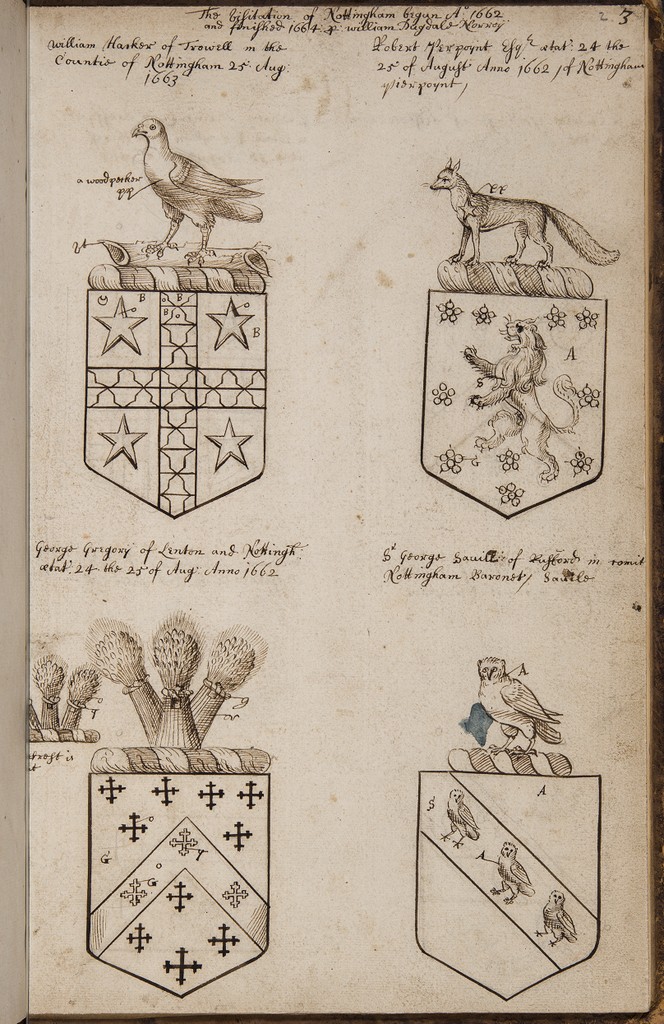 The visitation of Nottingham: begun Ao. 1662 and finished 1664 /per ...