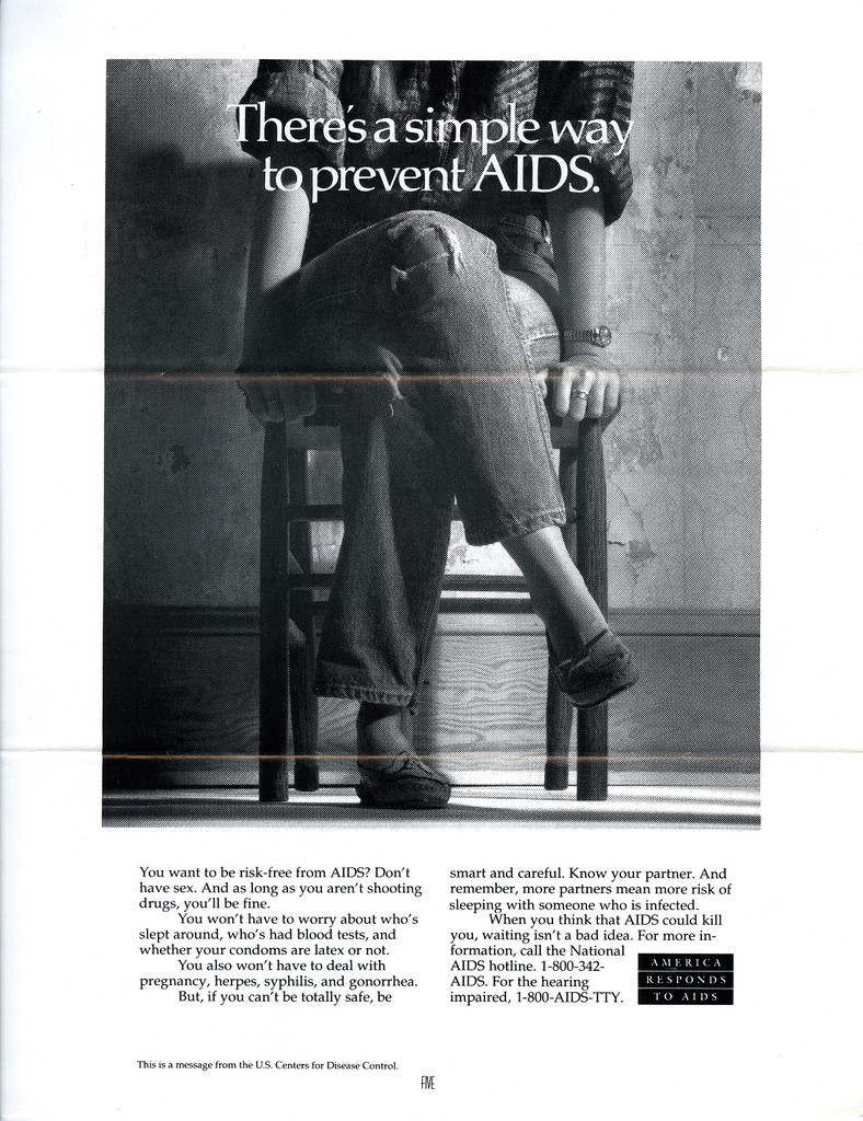 America Responds to AIDS advertisement - There's a simple way to ...