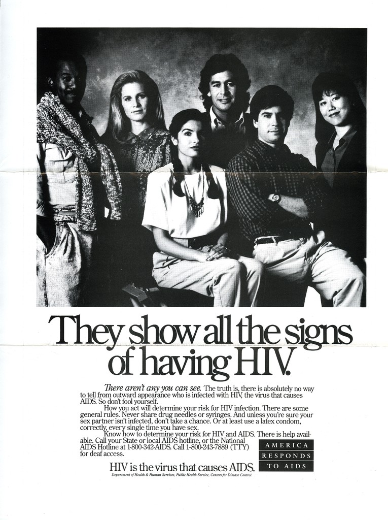 America Responds to AIDS advertisement - They show all the signs of ...
