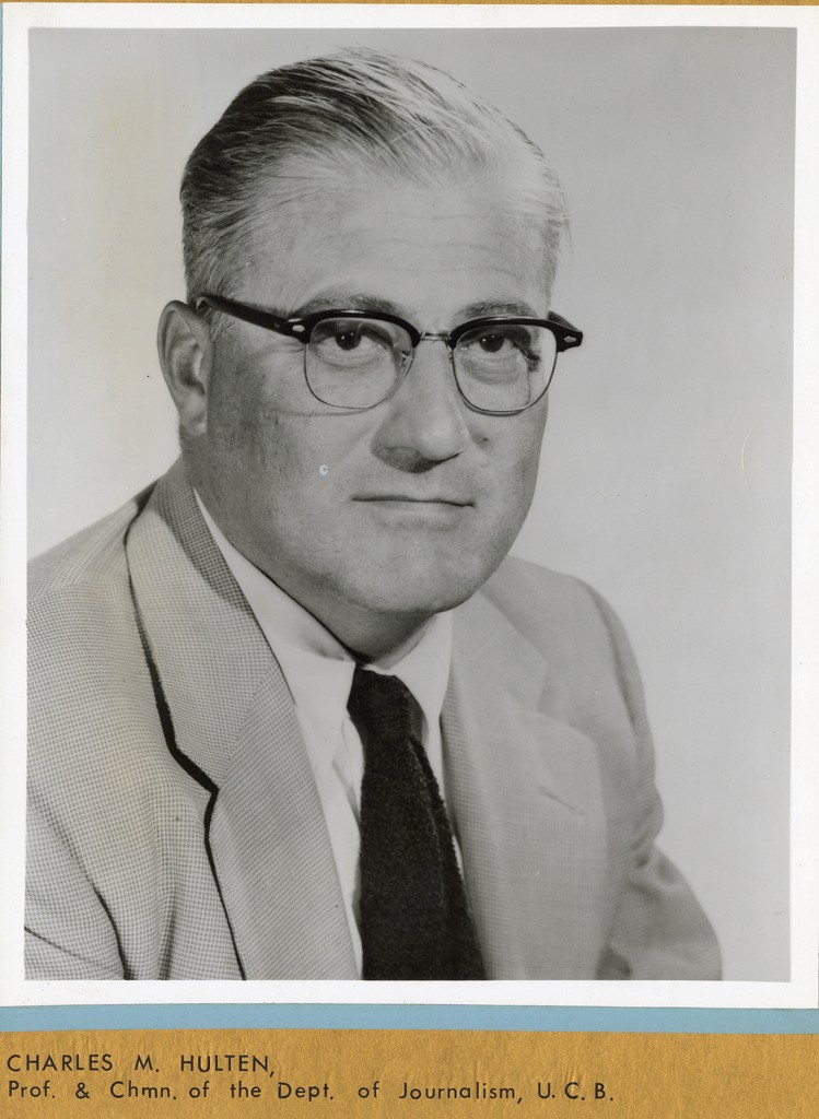 Charles M. Hulten, Professor and Chairman of the Department of ...