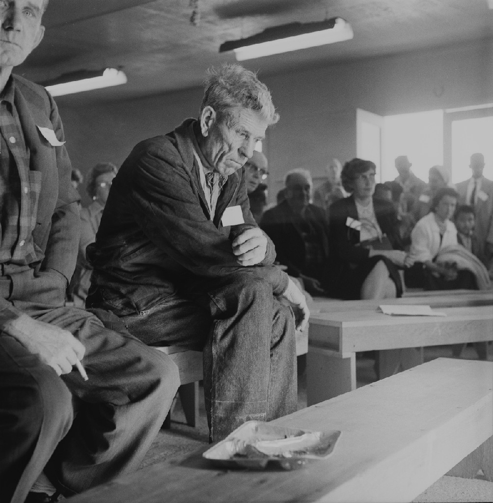 Portrait, pensive man at AWOC Conference — Calisphere