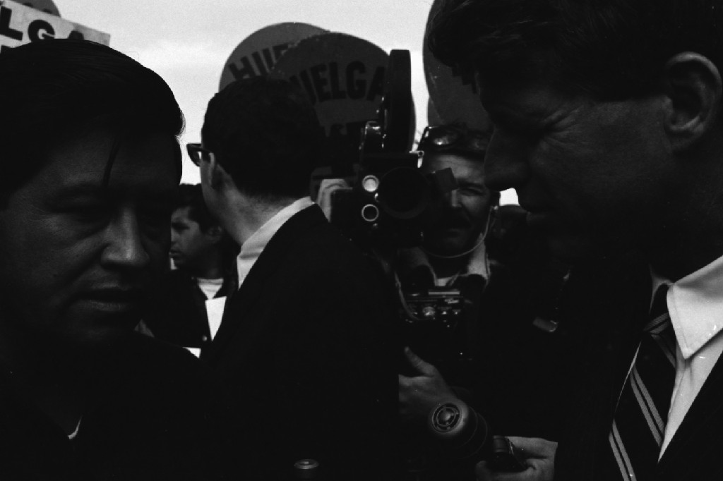 Cesar Chavez & Senator Bobby Kennedy — Calisphere