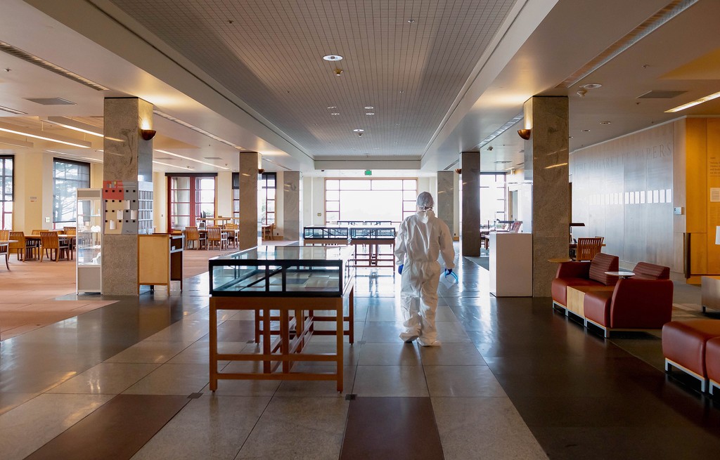 Dylan Romero in Library Photo By Susan Merrell May 2023 — Calisphere