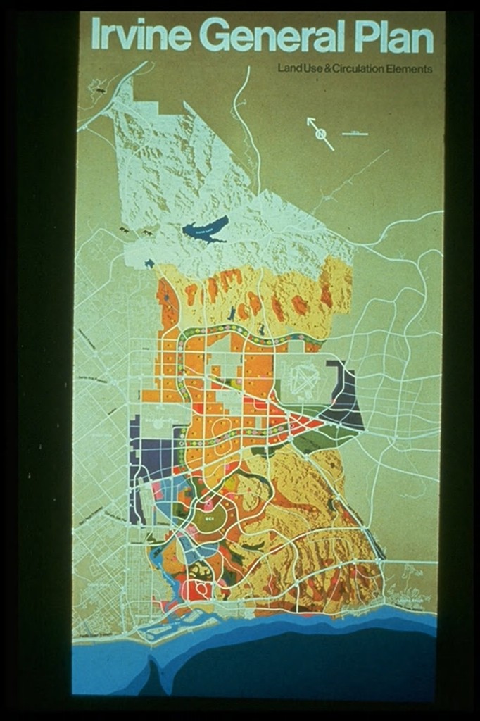 Map from the Irvine General Plan, undated — Calisphere