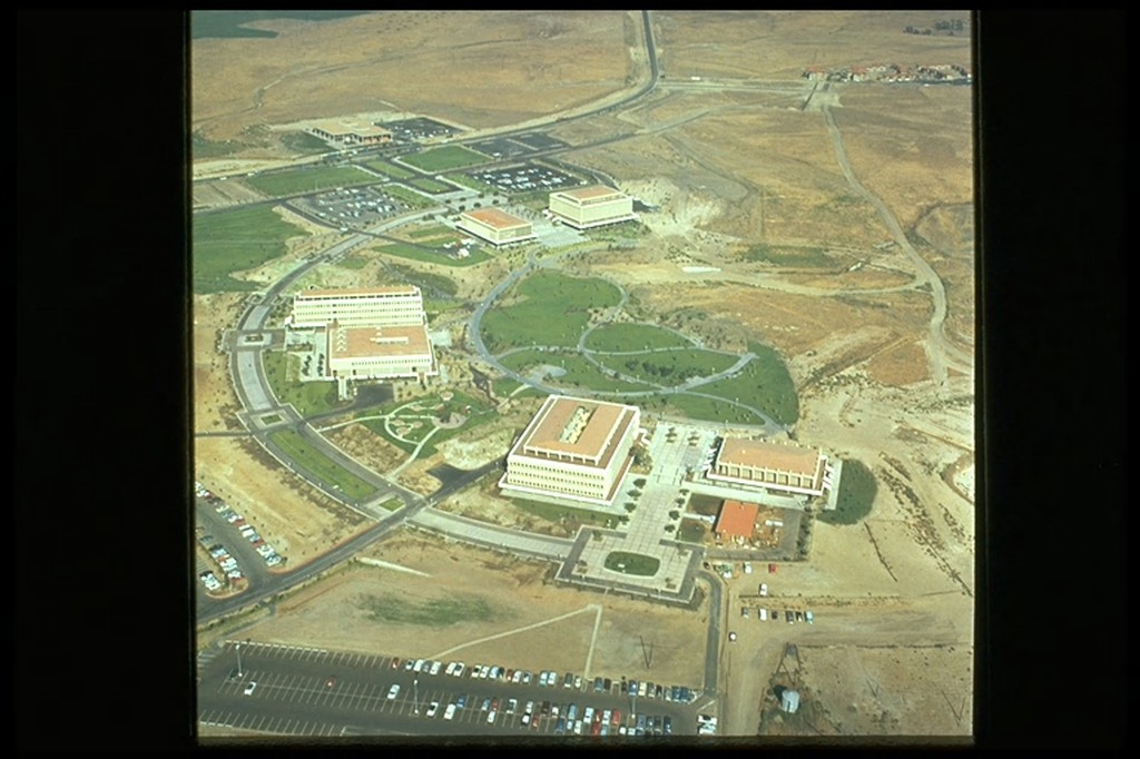 Aerial view of the University of California, Irvine — Calisphere