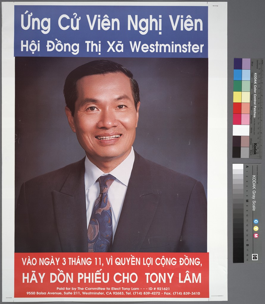Elect Tony Lam — Calisphere